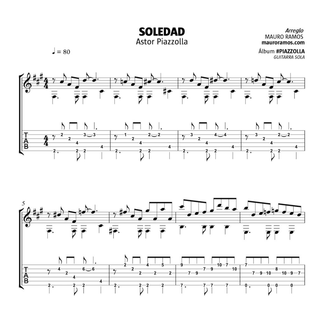 Soledad - guitarratango.com